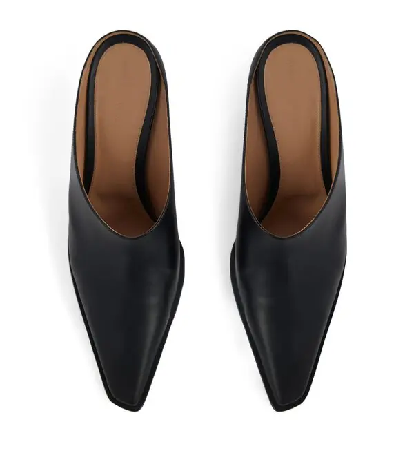 Bottega Veneta Leather Tex Mules 70