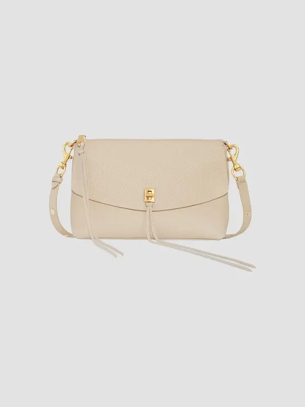 Rebecca Minkoff Leather Shoulder Bag - Stone
