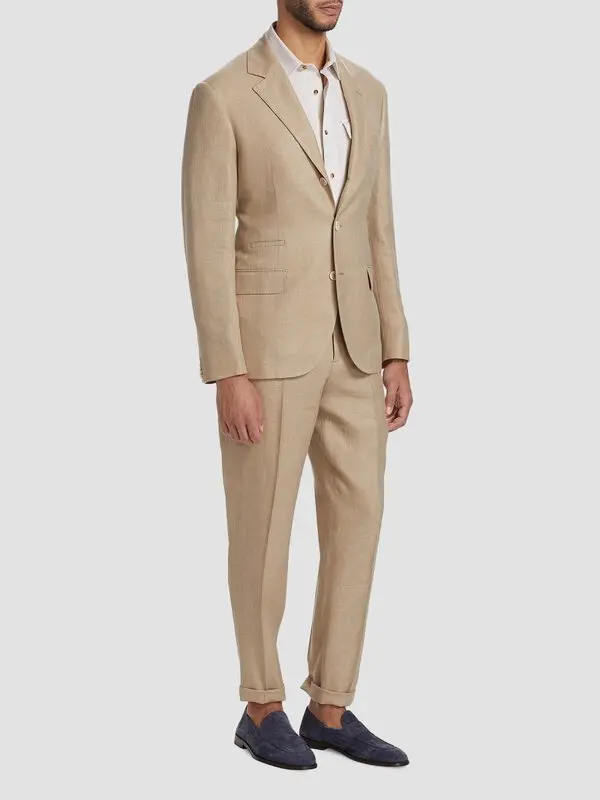 Brunello Cucinelli Linen & Silk Two-piece Suit