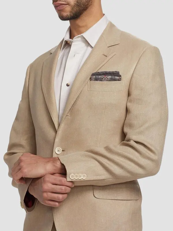 Brunello Cucinelli Linen & Silk Two-piece Suit