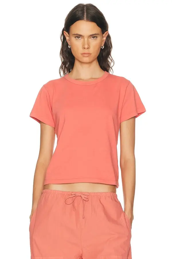 LESET The Margo Tee - Carnation