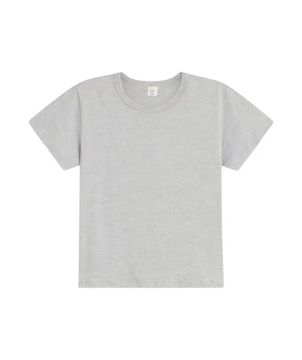 LESET The Margo Tee - Heather Grey
