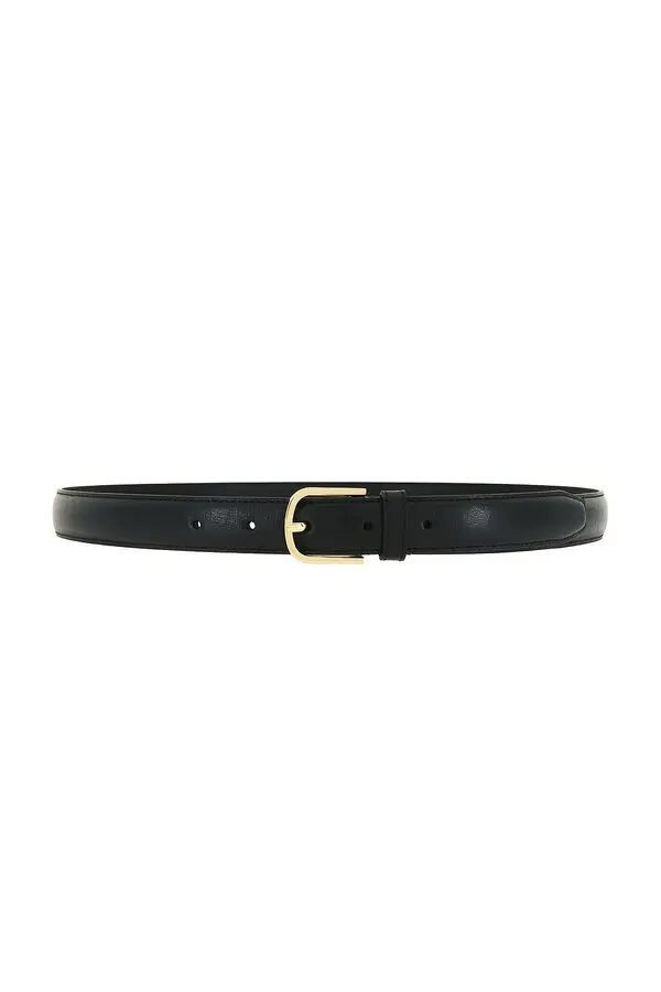 TOTEME Slim Trouser Leather Belt - Black
