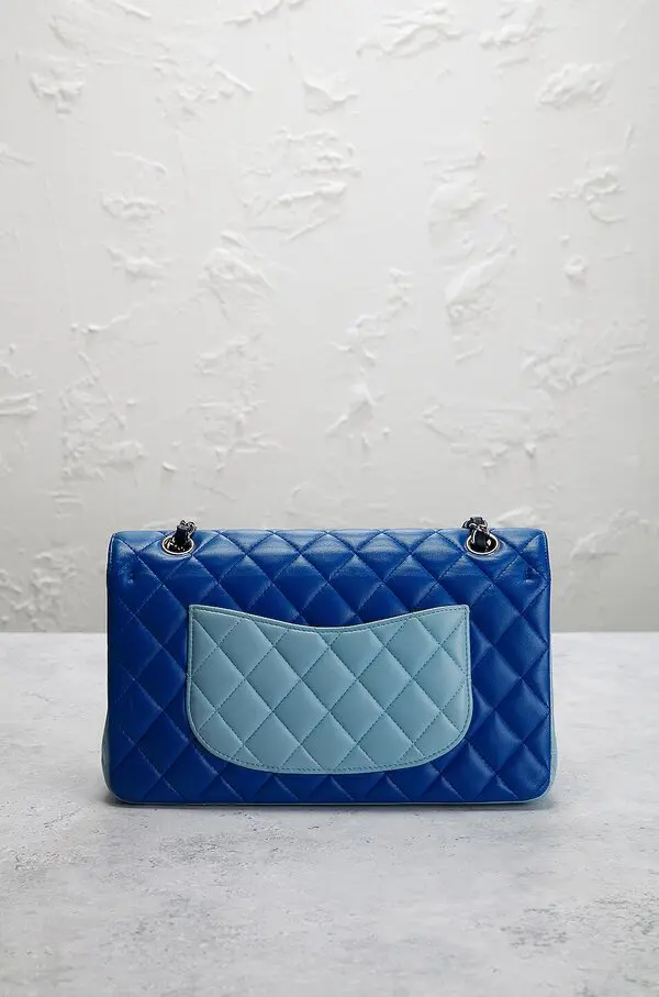 Chanel Tricolor Lambskin Classic Double Flap