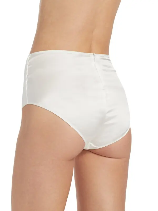 Kiki De Montparnasse Tous Les Jours High-waist Stretch-silk Brief