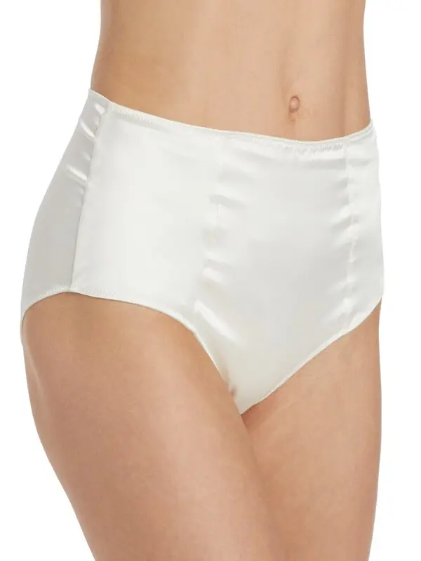 Kiki De Montparnasse Tous Les Jours High-waist Stretch-silk Brief