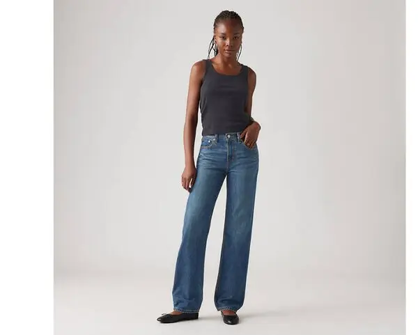 LEVI'S Low Pro Straight Leg Jeans - No Words