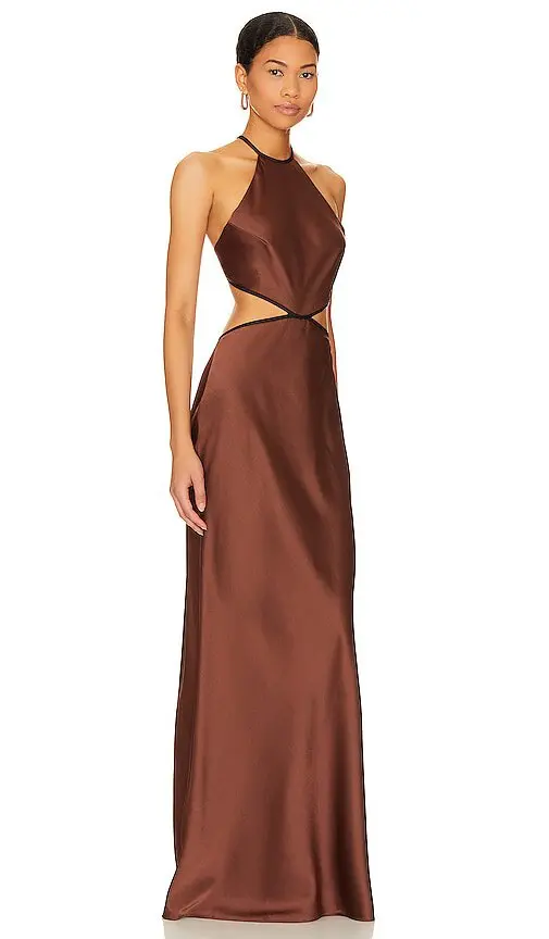 Misha Collection Edem Backless Maxi Dress