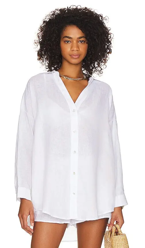 L*Space Rio Tunic - White