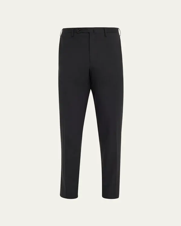 Incotex Super 150s Wool Dress Pants - Black