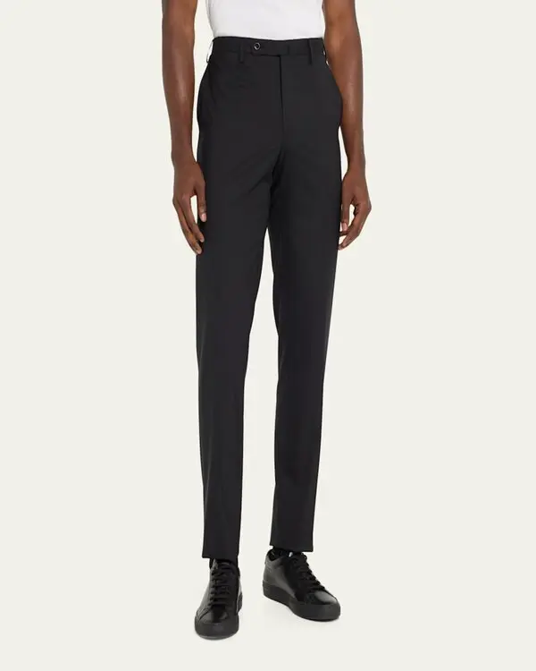 Incotex Super 150s Wool Dress Pants - Black