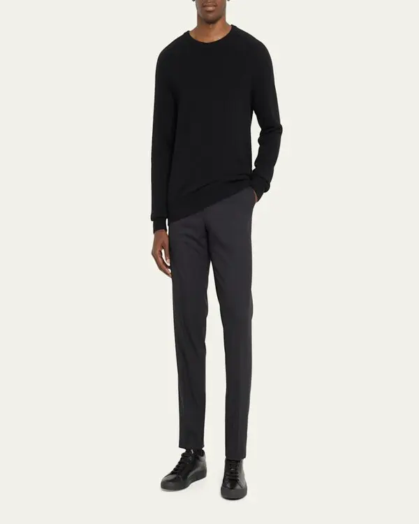 Incotex Super 150s Wool Dress Pants - Black