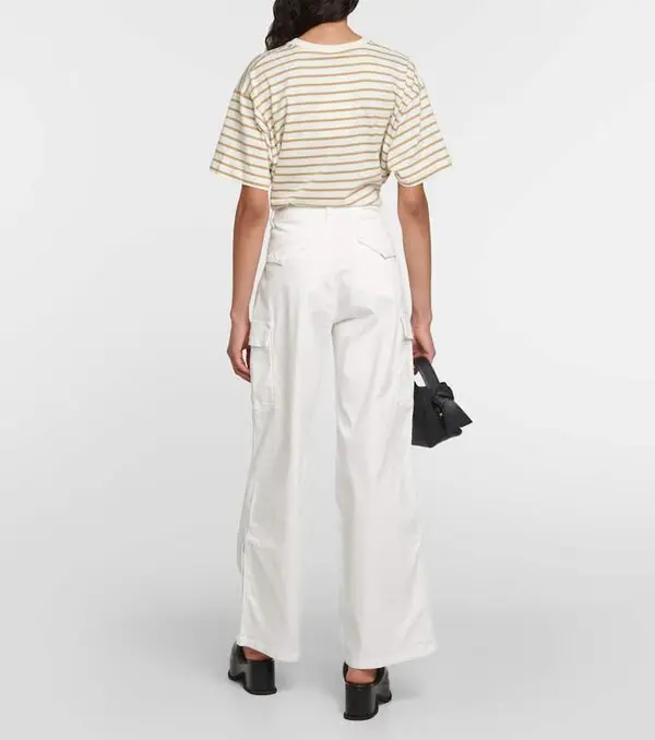 Ag Cargo High-rise Wide-leg Pants