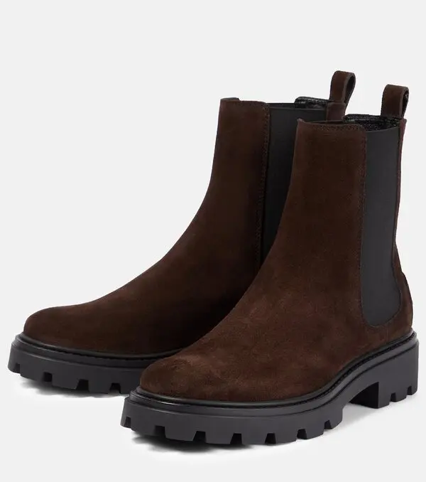 TOD'S Suede Chelsea Boots