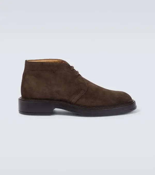 TOD'S Extralight Suede Desert Boots - Brown
