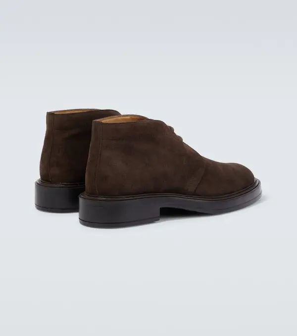 TOD'S Extralight Suede Desert Boots - Brown