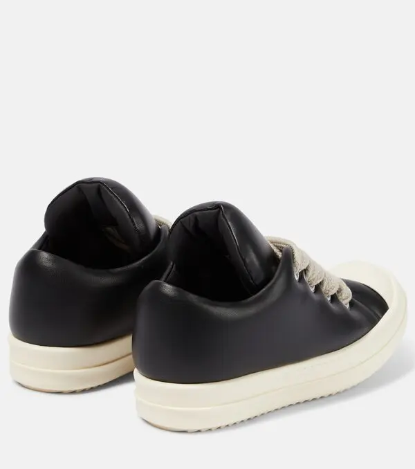 Rick Owens Jumbo Lace Leather Sneakers