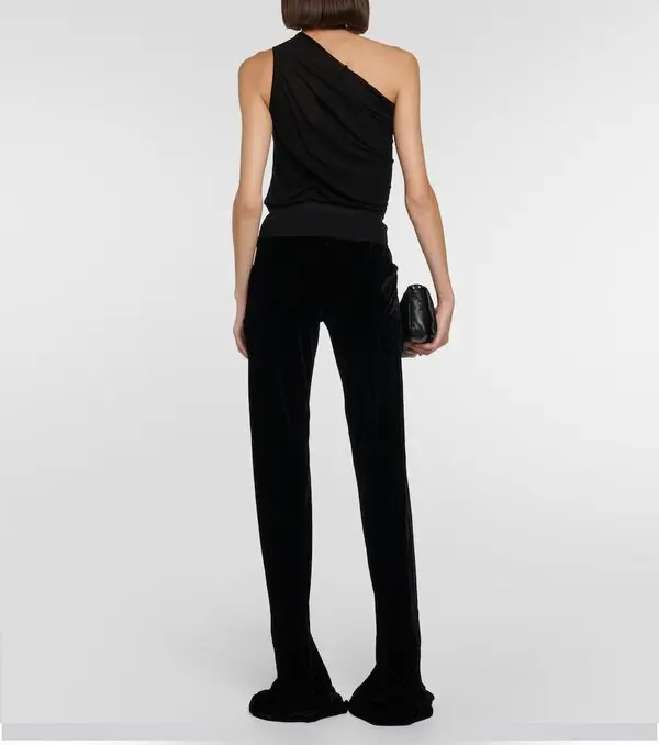 Rick Owens Wide-leg Velvet Pants