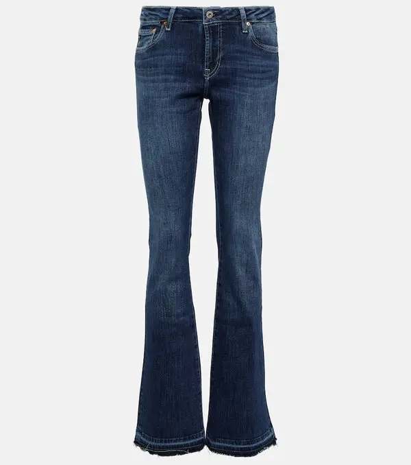 Ag Low-rise Bootcut Jeans - Blue