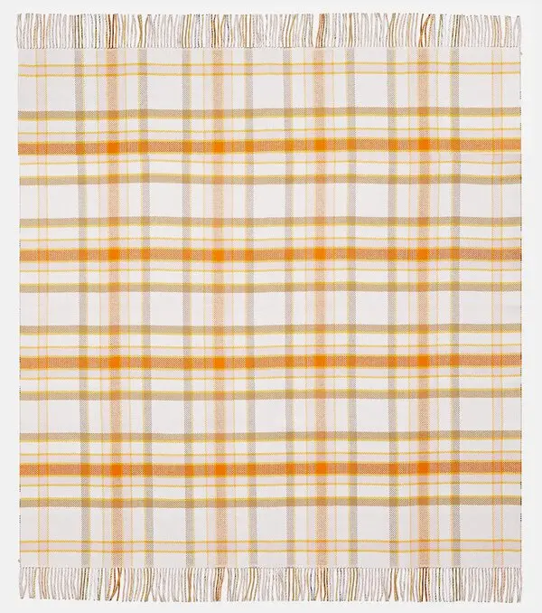 Burberry Check Wool And Cashmere Throw - Multicoloured