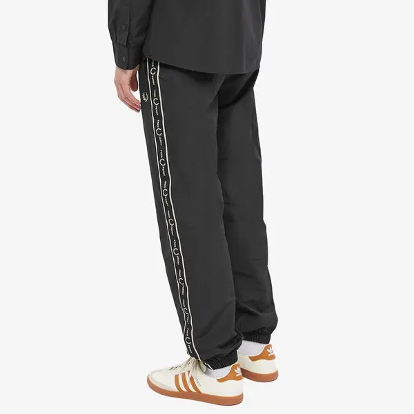 Fred Perry Taped Shell Pant In Black - 45% Off | Editorialist