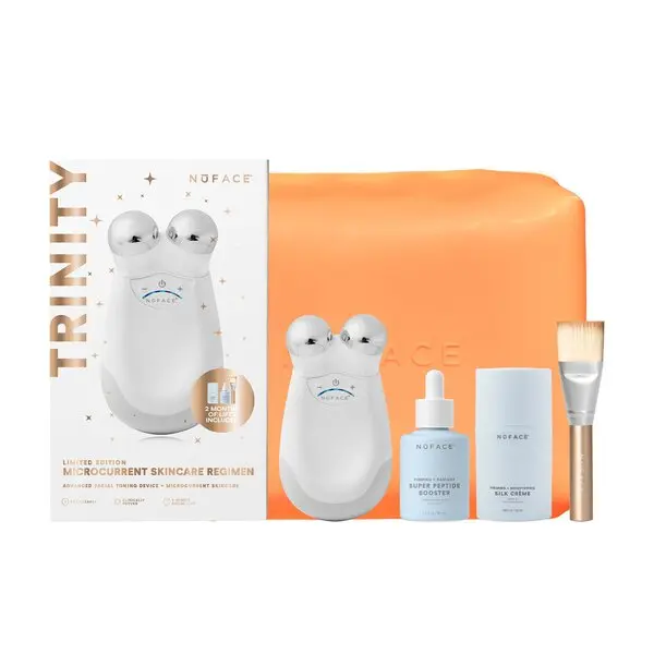 NUFACE Limited-edition Trinity® Microcurrent Skincare Regimen & Limited-edition Jelly Skincare Bag