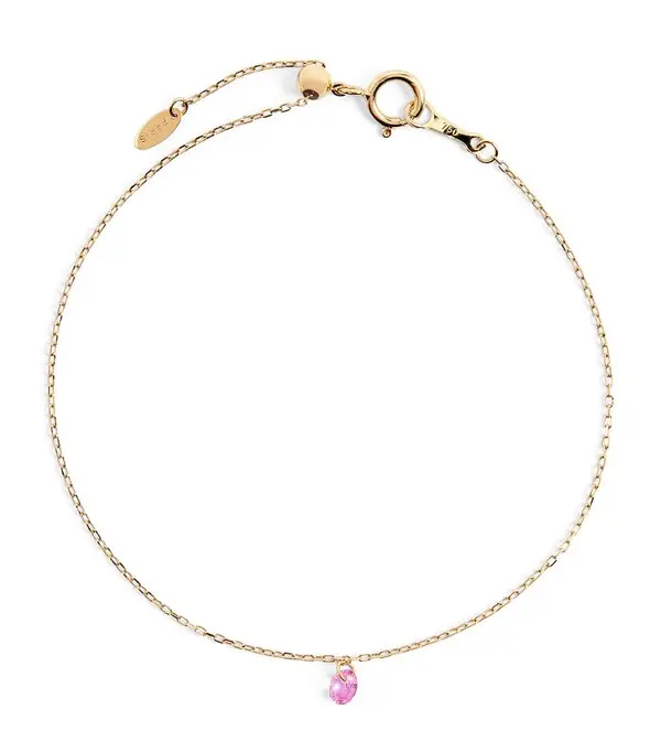 PERSEE Yellow And Sapphire La Vie En Rose Bracelet - Gold