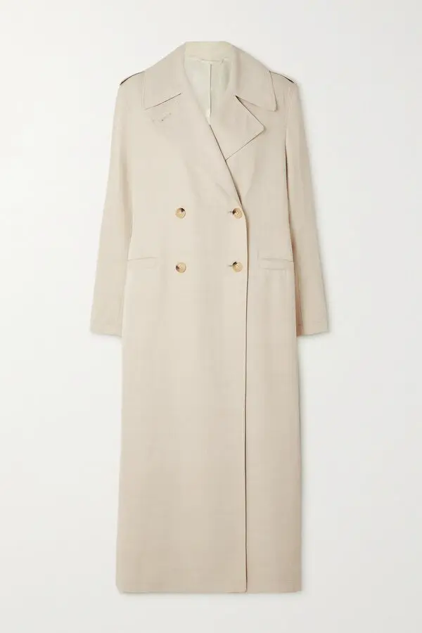 TOTEME Belted Twill Trench Coat