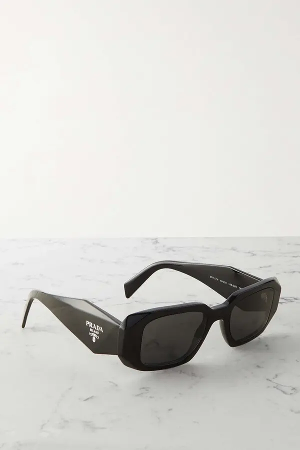 Prada Square-frame Sunglasses - Black