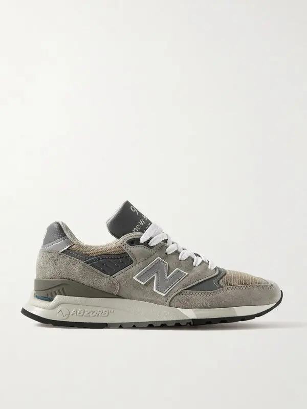 New Balance Made In Usa 998 Core Sneakers - Gray | Editorialist