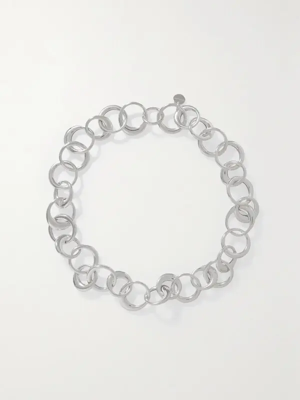 Lié Studio The Laura -plated Link Necklace - Silver