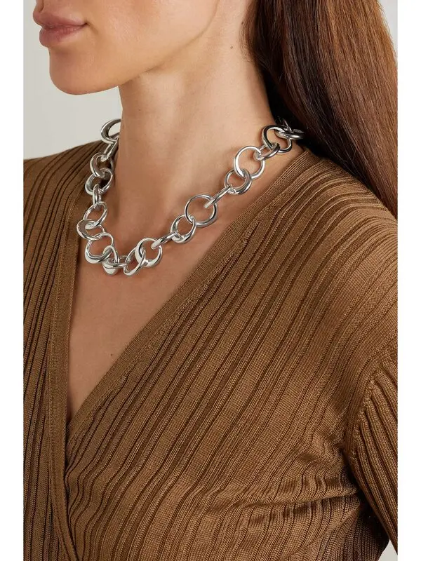 Lié Studio The Laura -plated Link Necklace