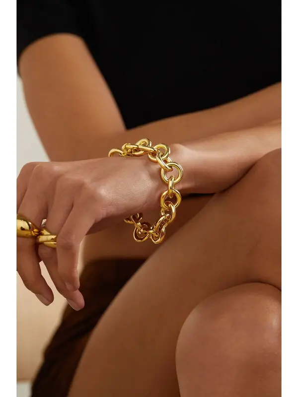 Lié Studio The Marianne -plated Link Bracelet