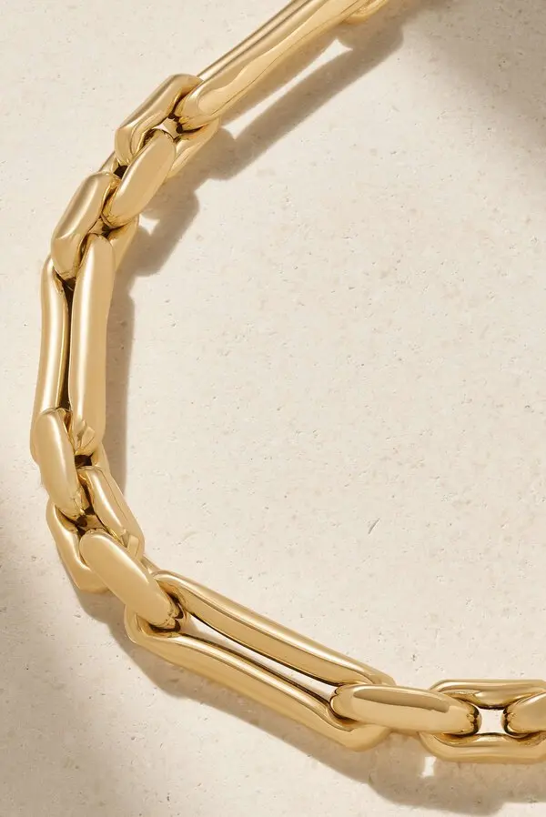 Lauren Rubinski 14-karat Link Necklace