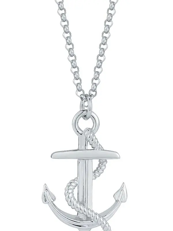 Mateo Anchor Pendant Necklace
