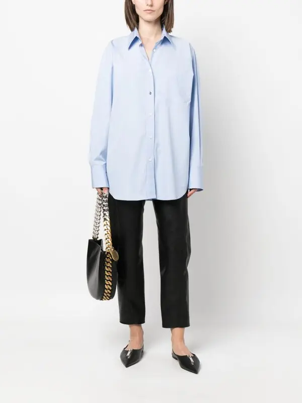 Stella McCartney Oversized Long-sleeve Cotton Shirt