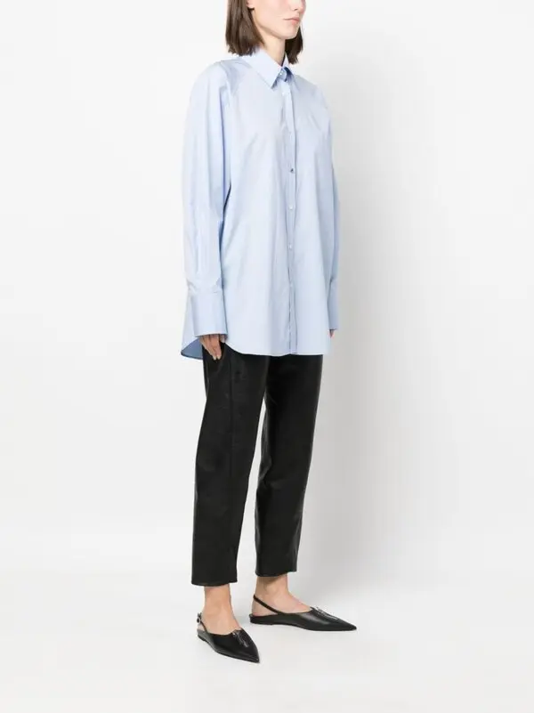 Stella McCartney Oversized Long-sleeve Cotton Shirt
