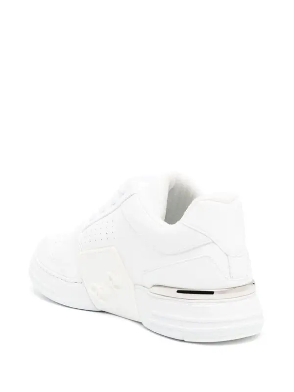Philipp Plein Royal Street Logo-embossed Sneakers - White