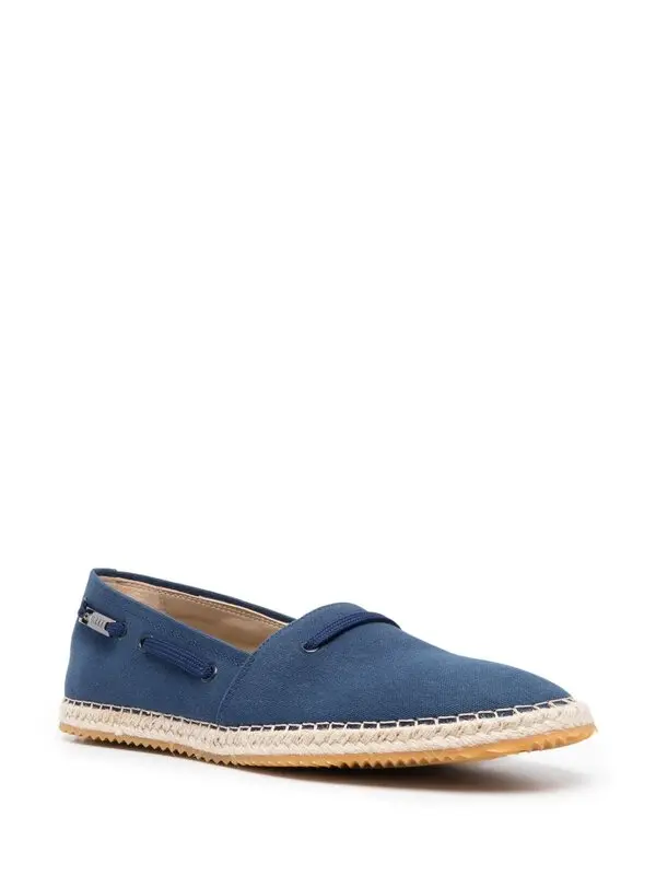 Roberto Cavalli Almond-toe Flat Espadrilles - Blue