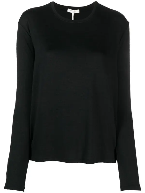 Rag & Bone Crew-neck Top - Black