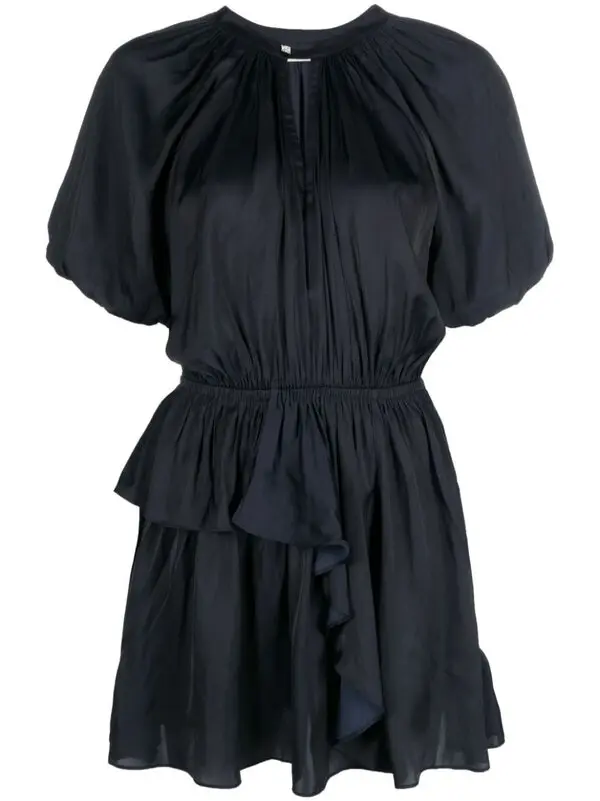 Zadig&Voltaire Romina Puff-sleeve Mini Dress