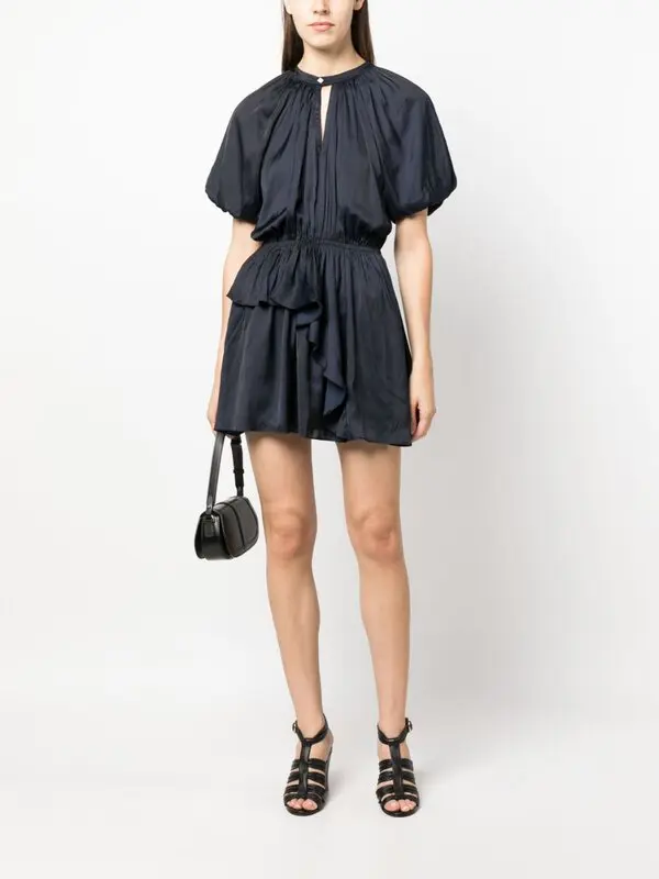 Zadig&Voltaire Romina Puff-sleeve Mini Dress