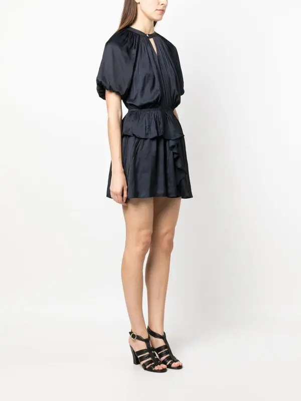 Zadig&Voltaire Romina Puff-sleeve Mini Dress