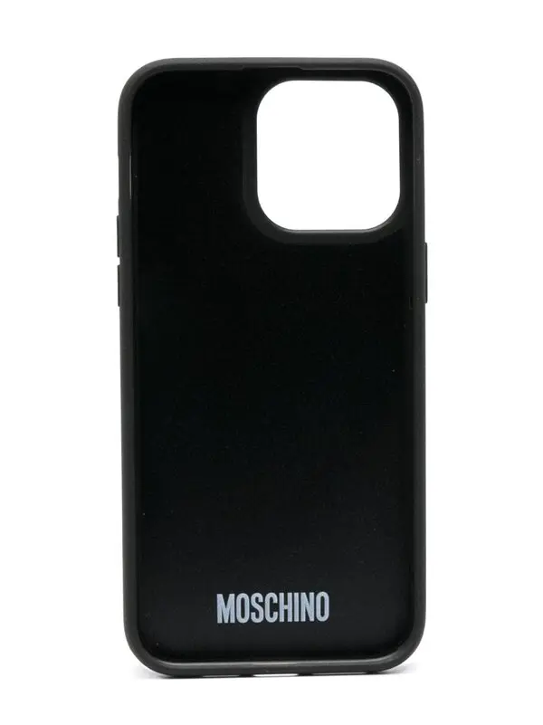 Moschino Teddy-Motif Iphone 14 Pro Max/Plus Case In Black - 25