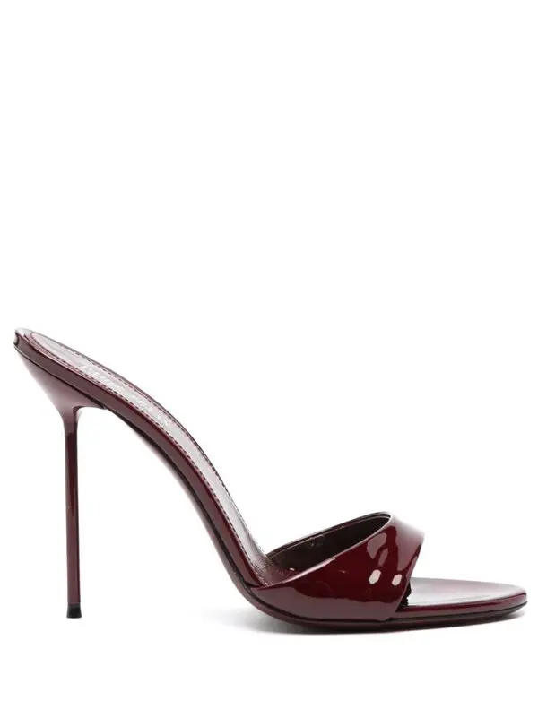 Paris Texas Lidia 105mm Patent-leather Mules - Red