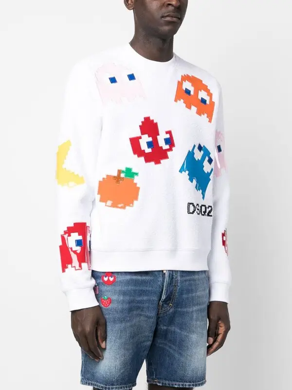 Dsquared2 Cartoon-print Cotton Sweartshirt