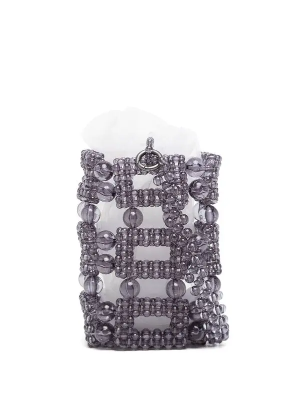 0711 TBILISI Esmeralda Bucket Bag - Purple
