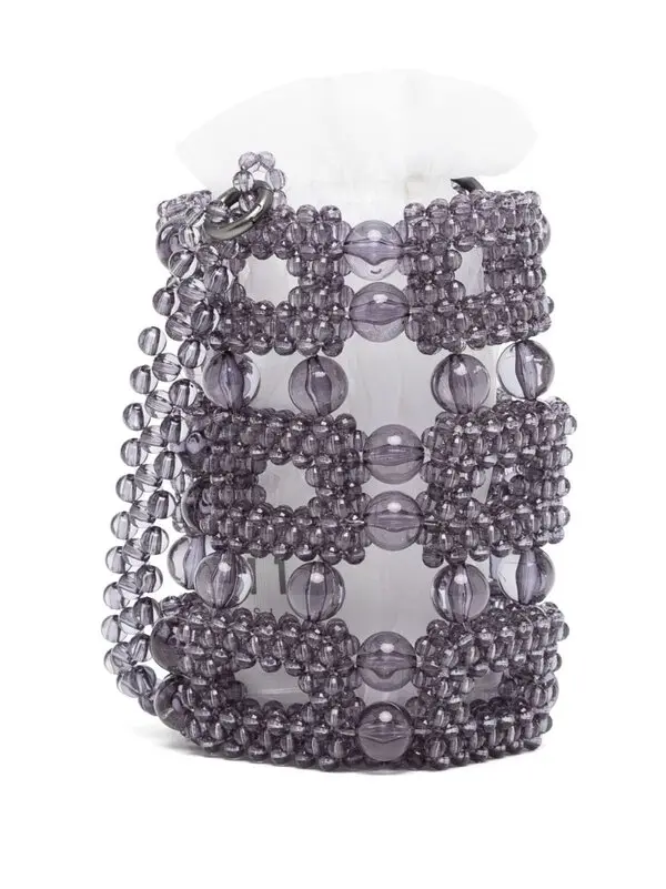 0711 TBILISI Esmeralda Bucket Bag - Purple