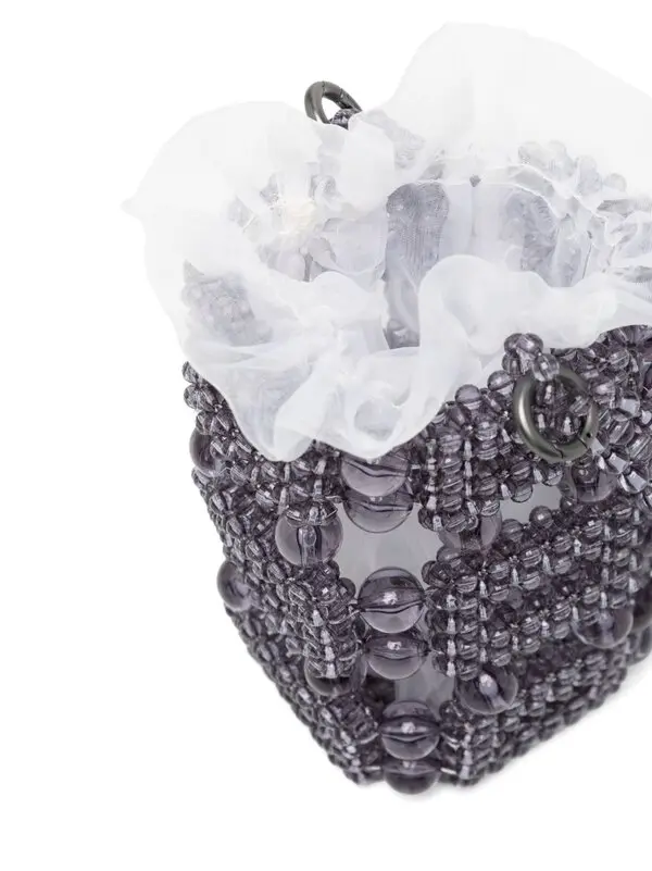 0711 TBILISI Esmeralda Bucket Bag - Purple