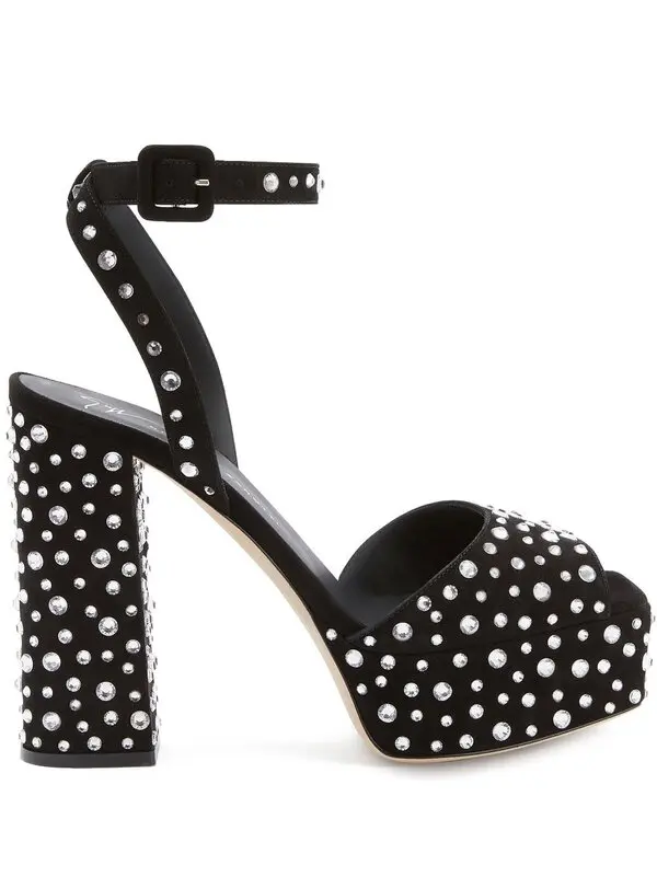 GIUSEPPE ZANOTTI 120mm Betty Sparkle Sandals